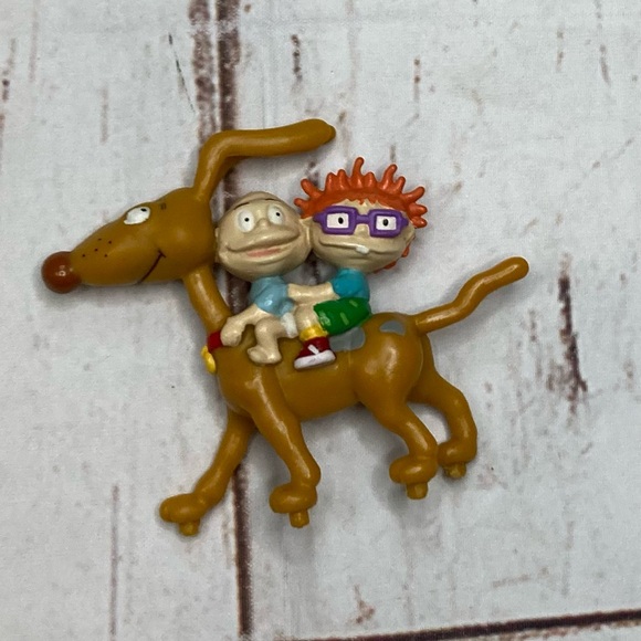 Viacom | Toys | Vintage Rugrats Toy Figurine Tommy Chuckie On Spike ...